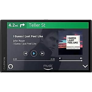 Garmin DriveSmart 65 with Amazon Alexa, Built-In Voice-Controlled GPS Navigator with 6.95” High-Res Display