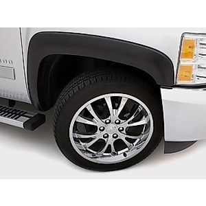 Lund SX204T Elite Series Black Sport Style Textured Front and Rear Fender Flare - 4 Piece