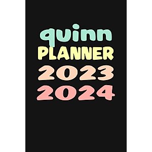 quinn: Custom Name Weekly Planner 2023-2024