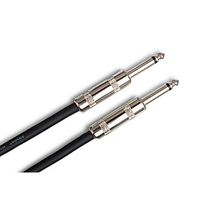 Hosa SKJ-603 1/4" TS to 1/4" TS Speaker Cable, 3 Feet Black