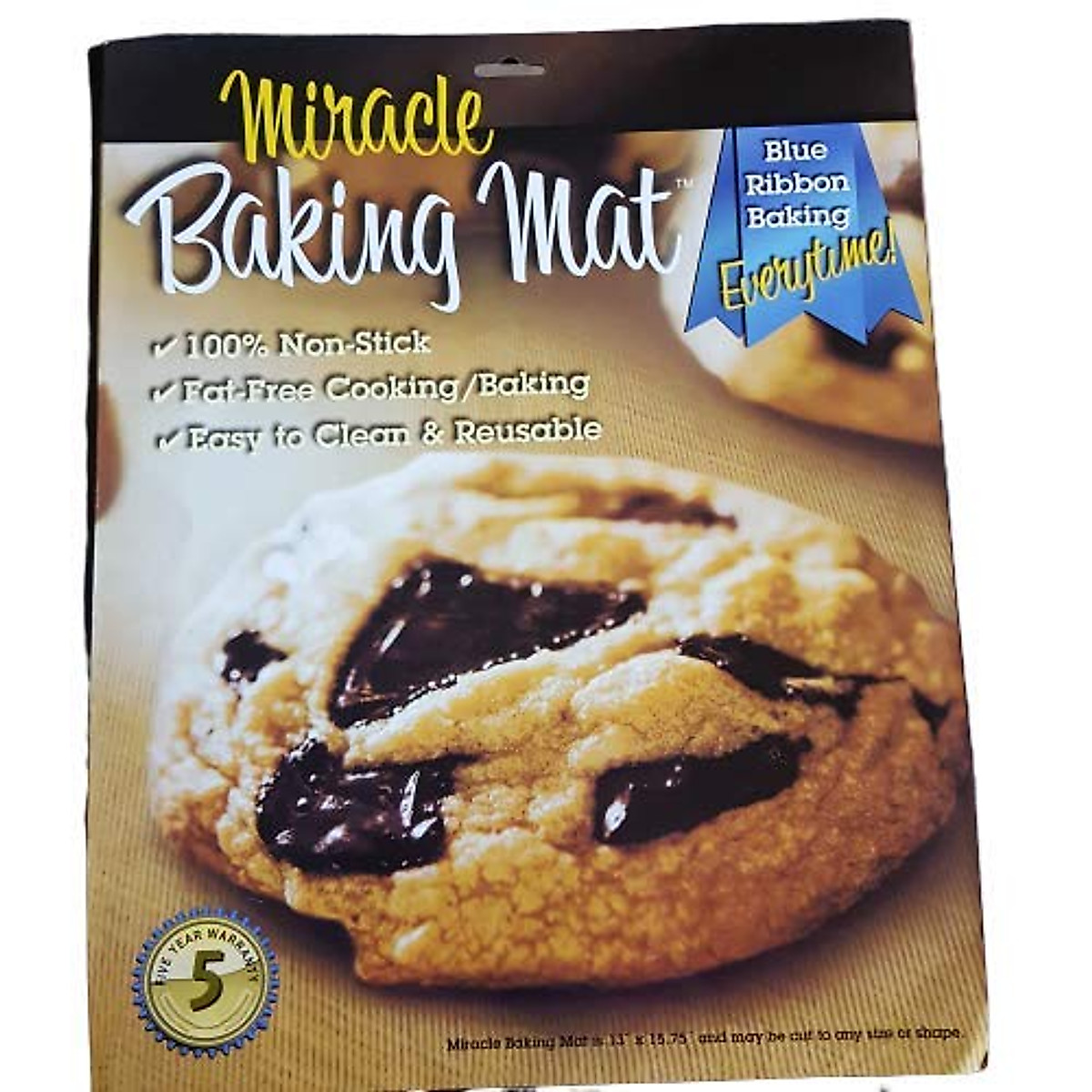 Miracle Baking Mat 100% Non-Stick Baking and Cooking Sheet
