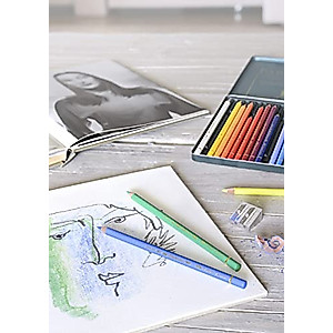 Faber-Castell 24 Piece Polychromous Colored Pencil Set in Metal Tin
