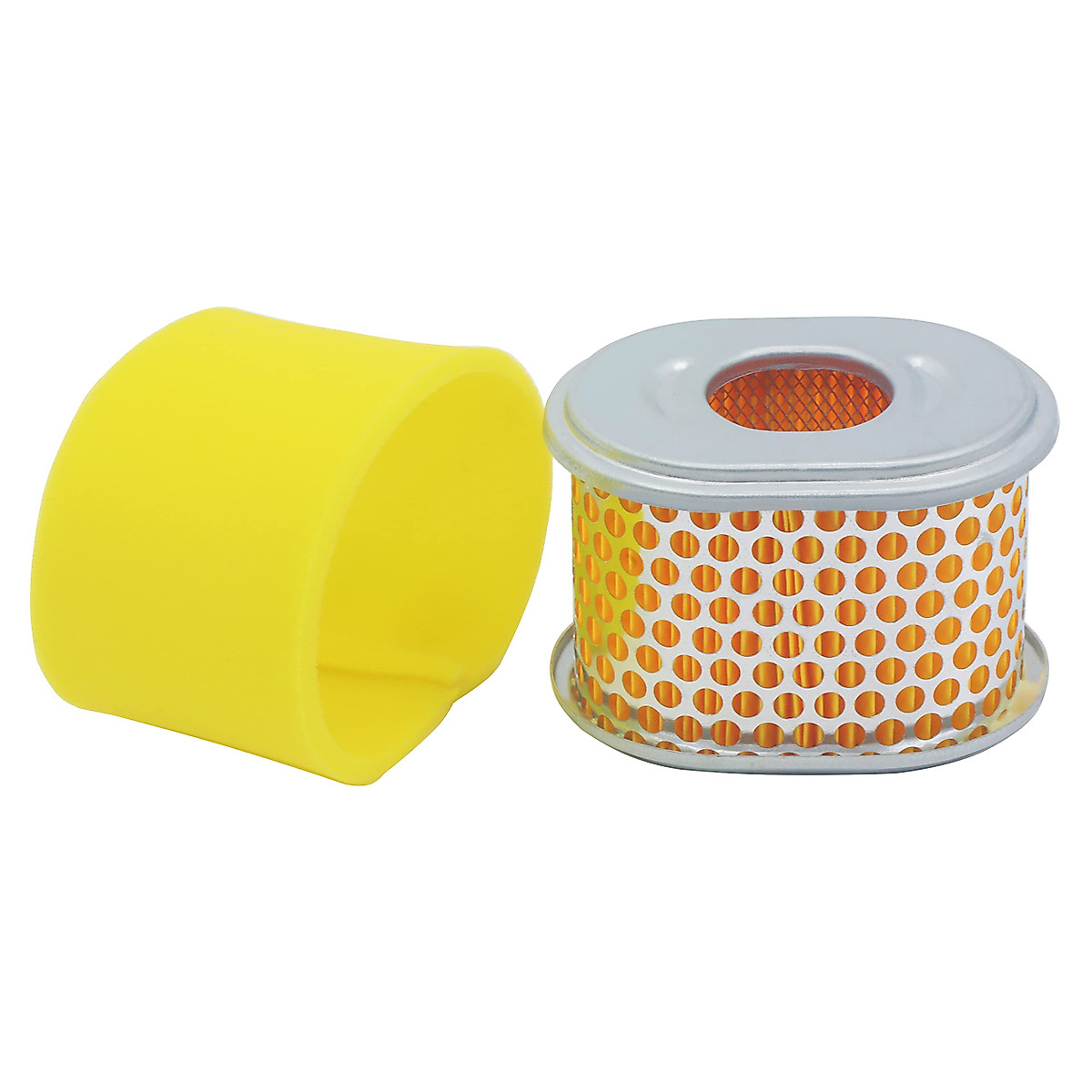 Fullas 4 Pack GX160 Air Filter 17210-ZE1-505 Compatible with Honda GX140 GX200 5.5HP 6.5HP 7.5HP Engine Plus Pre Filter, for 17210-Z4M-821,17210-ZE1-517,17210-ZE1-821,17210-ZE1-822