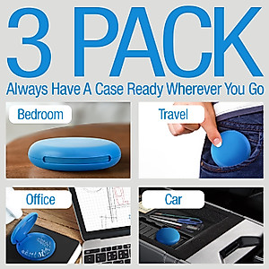 IMPRESA 3-Pack Retainer Case Set Intended for Invisalign Teeth Aligner – Slim, Portable Aligner Case Design for Secure & Easy Access – Slim Retainer Holder