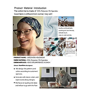 JarseHera Womens Slouchy Beanie Cotton Chemo Caps Cancer Headwear Hats Turban