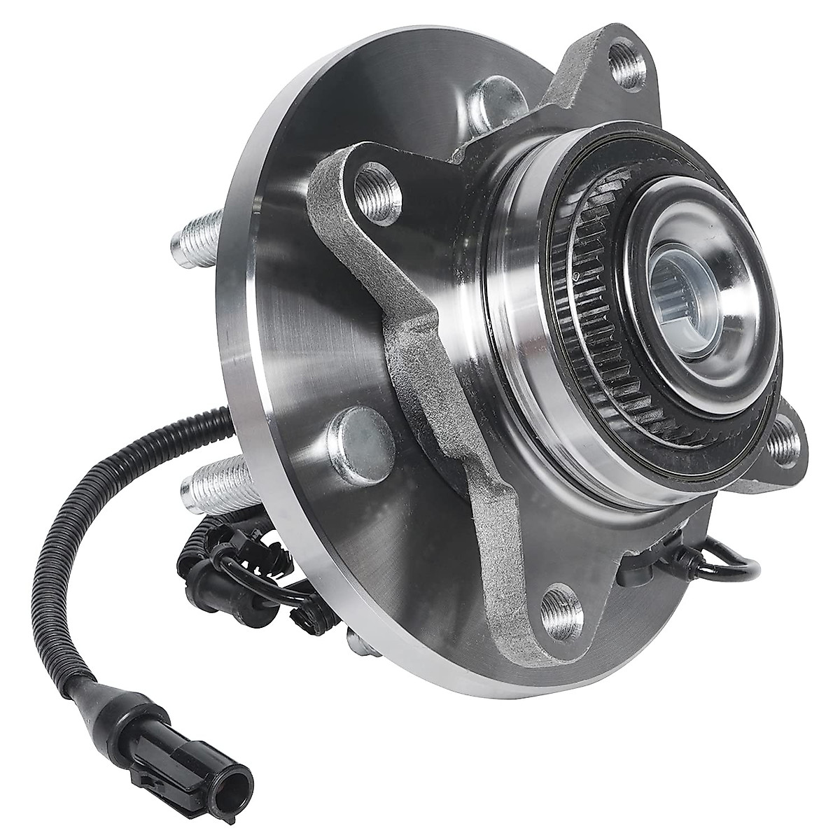 Detroit Axle - 4WD Front Wheel Bearing Hub for 2009 2010 Ford F-150 [w/ 6-Lug] Wheel Bearing and Hub Assembly Replacement