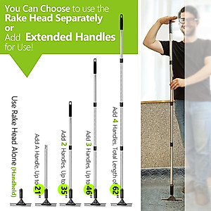 Carpet Rake - Carpet Rake for Pet Hair Removal - Carpet Brush Carpet Broom for Fluffy Rug - Carpet Hair Removal Tool, Pet Hair Carpet Rake, Rug Rake for Carpets for Pet Hair Rake for Carpet Cleaning