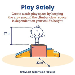 ECR4Kids SoftZone Single Tunnel Maze, Toddler Playset, Contemporary, 6-Piece