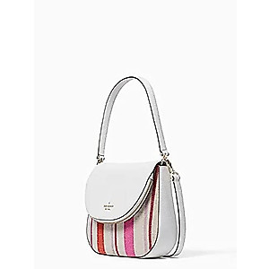 Kate Spade Leila Striped Canvas Medium Bag Shoulder Women's Handbag