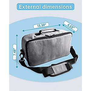HISION Projector Bag Mini Projector Case Portable Case for Mini Projector and Accessories