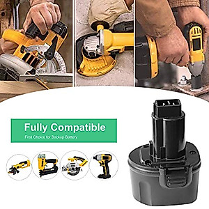 CEENR 2Pack 7.2V 4000mAh Battery Replacement for Dewalt 7.2Volt Battery DE9057 DW9057 DE9085 DW920 DW920K DW920K-2 DW920K2 DW925K DW925K-2 DW925K2 DW968K