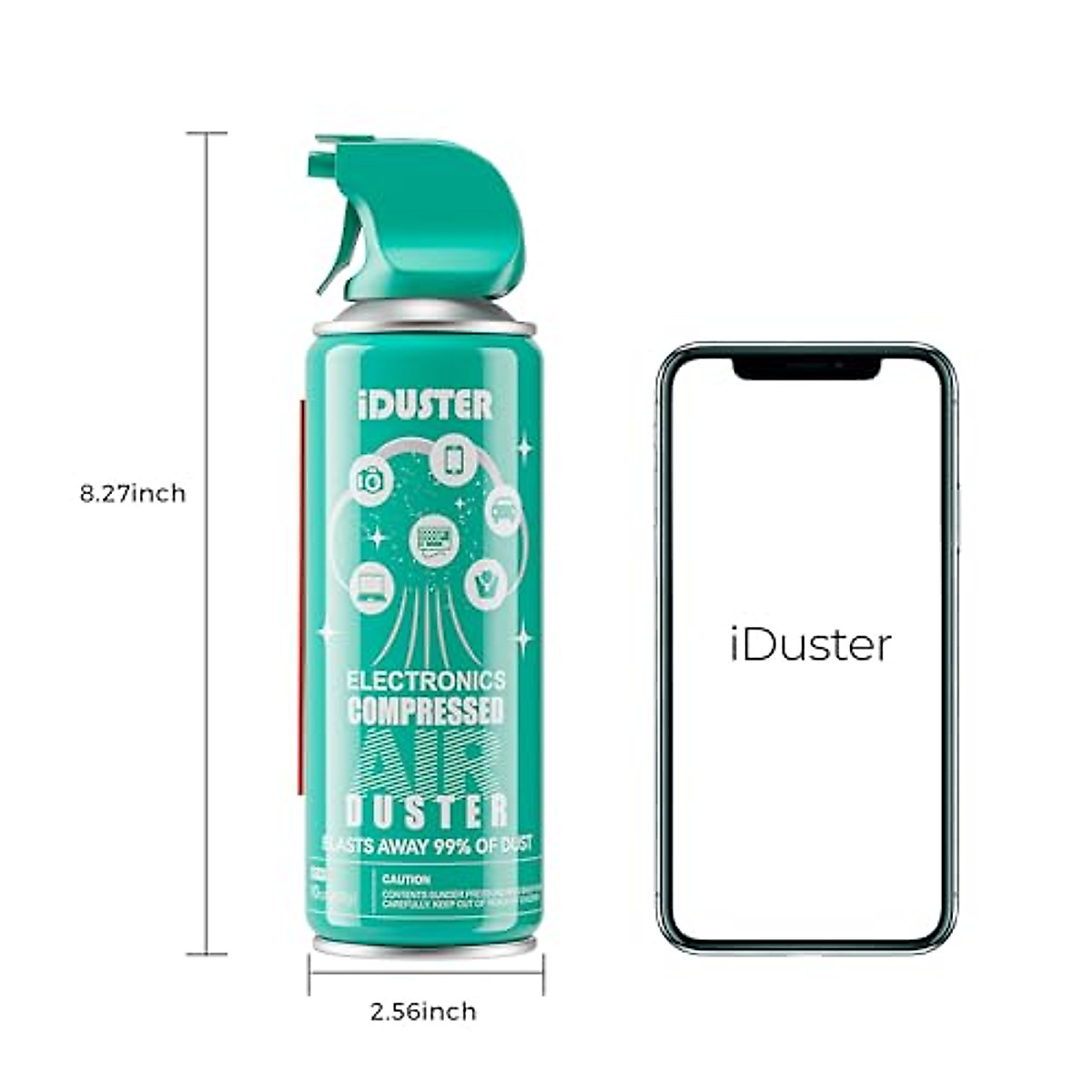 iDuster Disposable Compressed Air Duster, Computer Keyboard Cleaner,3 Packs