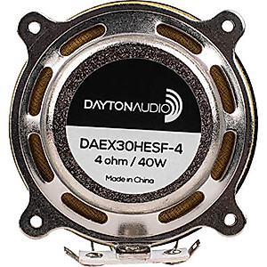 Dayton Audio DAEX30HESF-4 High Efficiency Steered Flux Exciter with Shielding 30mm 40W 4 Ohm