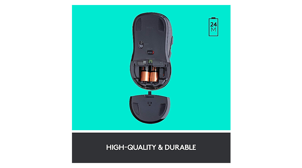 Logitech M510 Wireless Mouse, Blue (Renewed) — 🛍️ The Retail Market