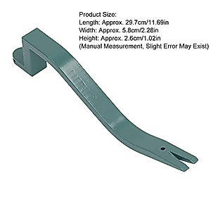 Shingle Removal Tool, High Carbon Steel 29.7cm Length Nail Installer Pry Bar Roofing Repairs Tools Roof Shingle Remover Heavy Duty Nail Puller for Roof Panel Installation and Removal