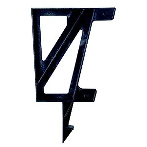 2x4basics 90172 Custom Dekmate Bench Bracket, Black, 2 Pack