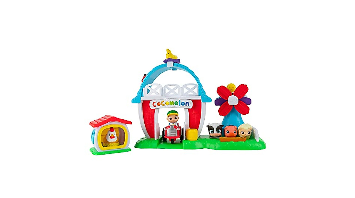 CoComelon Petting Farm Playset for Kids - Fun Farm & Animal Play