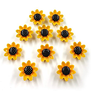 10pc Sunflower Fridge Magnets Refrigerator Decoration Magnetic Message Home Decor Kitchen Accessories