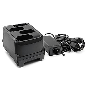 4-Slot Charging Battery Charger for Zebra MC9300 Handheld Android PDA Phone Barcode Scanner - SAC-MC93-4SCHG-01
