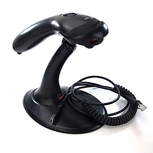 Honeywell Voyager MK9540-37 Single-Line Hand Held Laser 1D Barcode Scanner, includes Stand and USB Cable