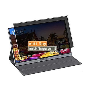 Vaxson Privacy Screen Protector, compatible with YAMAZEN 山善 QMM-156 15.6" Anti Spy Film Protectors Sticker [ Not Tempered Glass ]