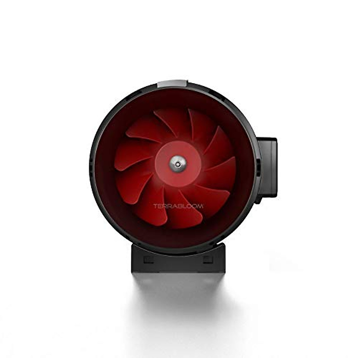 TerraBloom 6 Inch (150mm) Inline Fan - 395 CFM Exhaust Duct Fan, Built-In Speed Controller, ETL Listed, Pre-Wired 6 FT Grounded Cord - For Use In Grow Tents With Carbon Filters, Fixtures, Attics