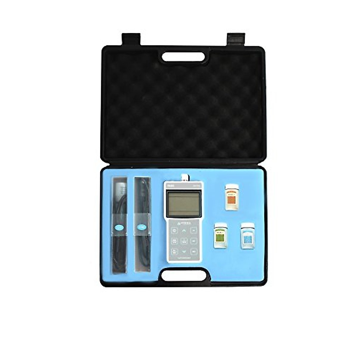 Apera Instruments AI421 PH400S Portable Ph Meter Kit, 0.01 Ph Accuracy, -2.00 to 19.99 pH Range, GLP Data Management (500 Groups of Data Storage), USB Data Output, 1.3" Height, 3.4" Wide, 7" Length