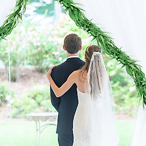 Riceshoot 200 Pcs Artificial Vine 1200 ft Artificial Hanging Leaves Vines Fake Vines Willow Garland Faux Willow Vines for Wall Balcony Garden Wedding Windowsill Party Wreath Supplies Decorations