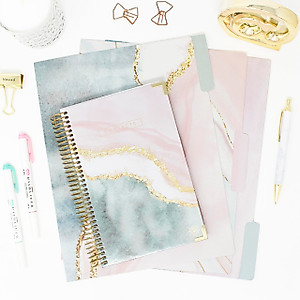 bloom daily planners Hardcover Contacts Address Password Book - Alphabetical Organizer with Tabs - 6” x 8.25" - Daydream Believer