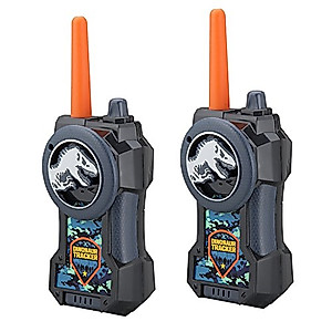 Jurassic World Fallen Kingdom FRS Walkie Talkies for Kids Long Range Static Free Kid Friendly Easy to Use 2 Way Walkie Talkies (Standard Packaging)