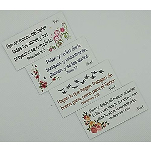 Christian Gifts Handmade Blessings Box Inspirational Faith Based Promise Scripture Bilingual Card Box Women Gift Cajitas de Promesas Regalos Cristianos Decoration Box