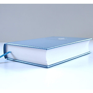 Biblia Católica en español. Tapa dura azul, con Virgen Milagrosa en cubierta / Catholic Bible. Spanish-Language, Hardcover, Blue, Compact