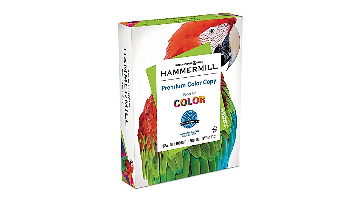 High-Quality Hammermill Color Copy Paper - 32lb, 500 Sheets