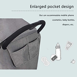 CTEGOOD Double Baby Stroller Rain Cover, Baby Carriage Rain Cover Waterproof, Windproof Protection Travel-Friendly, Outdoor Use Easy to Install and Remove