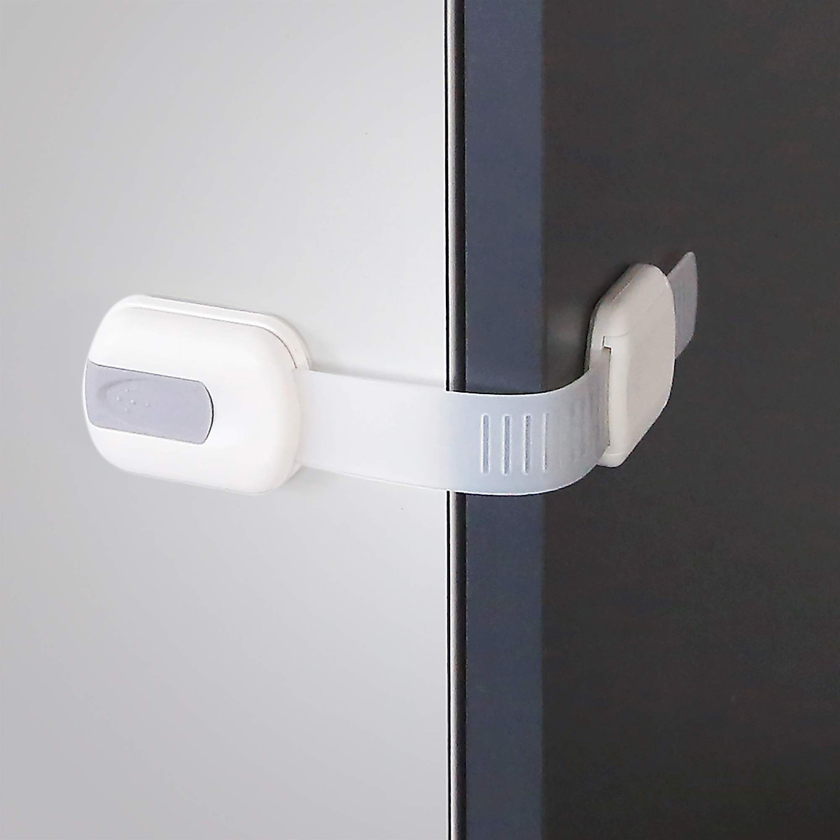 Baby Proofing Kit - 20 Pack Magnetic Cabinet Locks, 4 Keys Bundle with 38 Pack Outlet Covers, 2 Pack Multi us Straps Locks for Fridge, Toilet seat and appliances