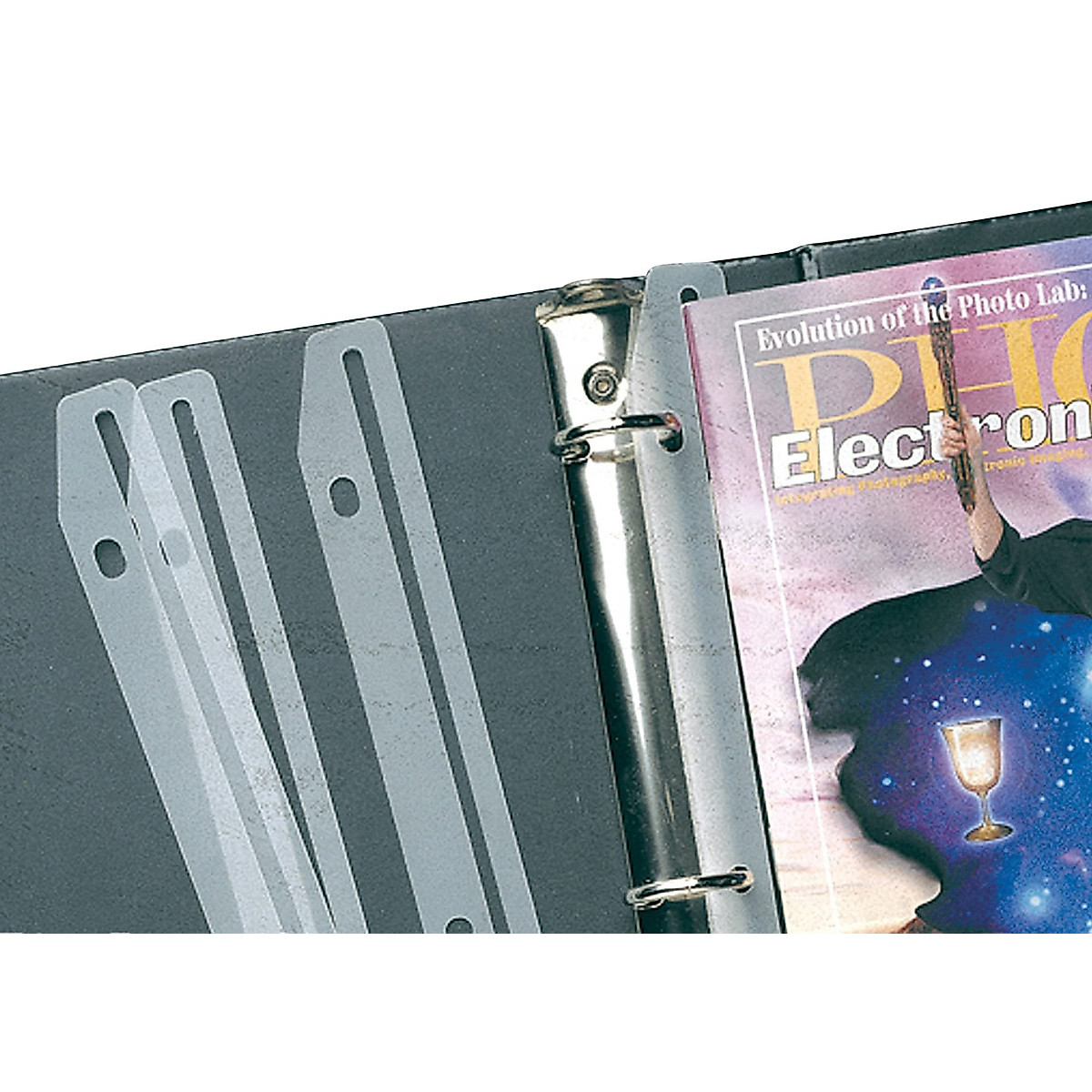 Baumgartens Magazine Organizer 12 Pack WHITE (JT-9000)