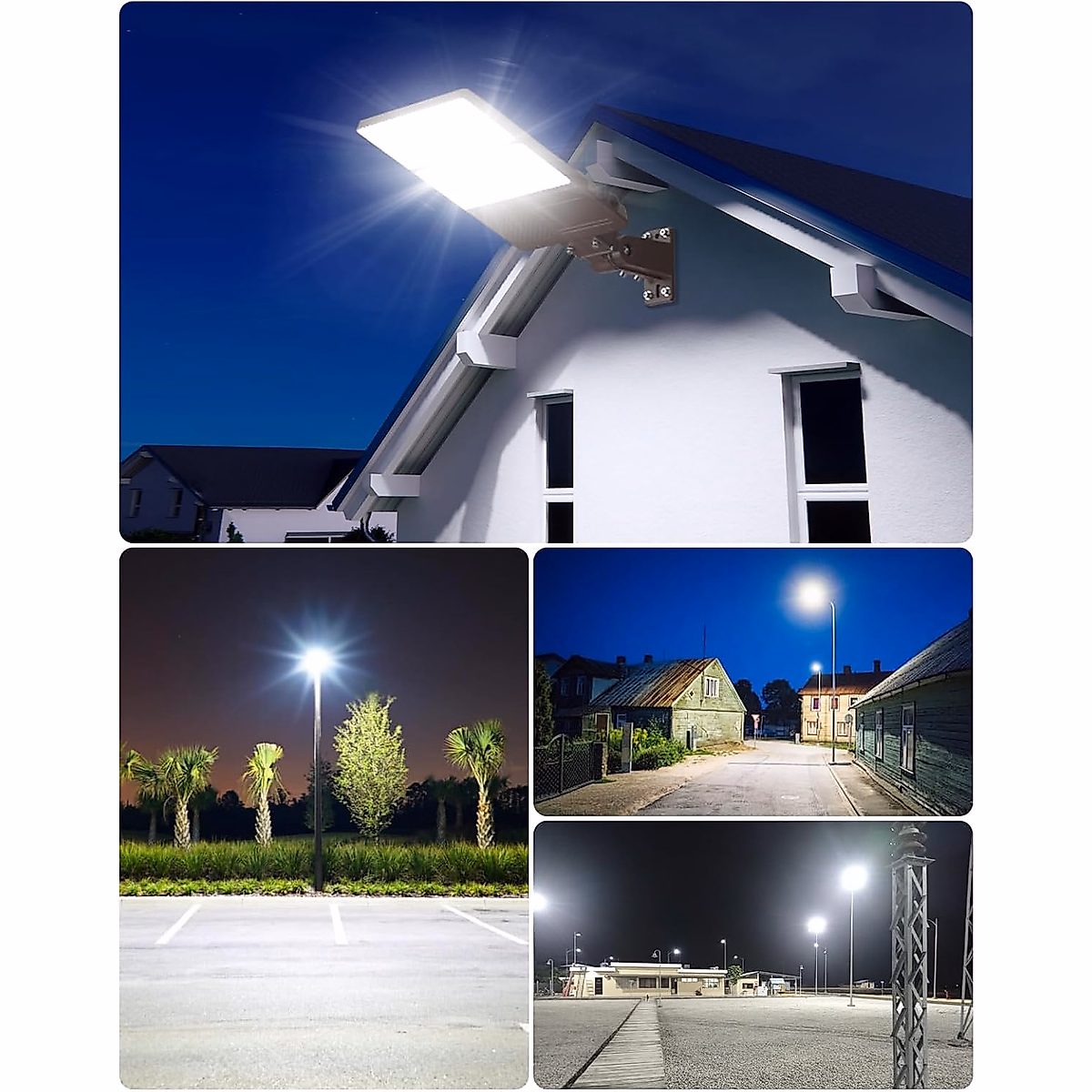 LED Parking Lot Light 320W 250W 200W Adjustable, LED Shoebox Light 5700K 5000K 4500K Arm&Slip Fit Mount, UL DLC Listed Outdoor Pole Light with Photocell, IP65 Commercial Street Area Flood Lighting