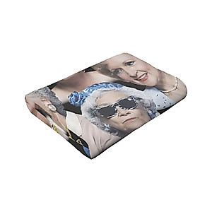 PSORILAX The Golden Movie Girls Flannel Fleece Plush Throw Blanket, Blanket for Couch Bed and Sofa 50"x40"