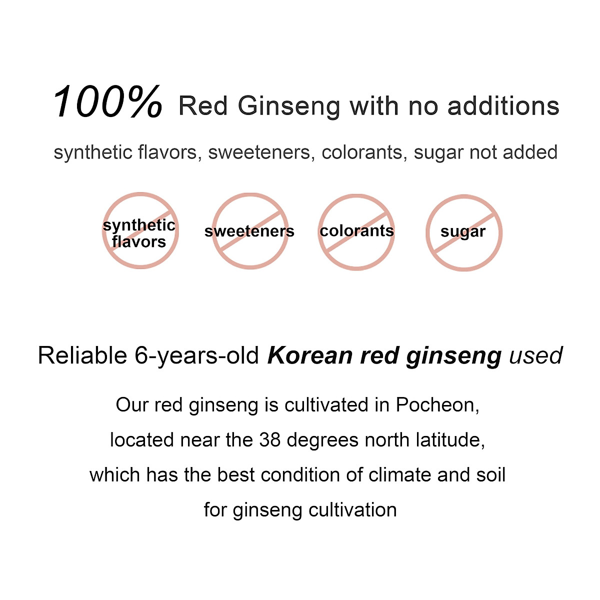 Pocheon 240g(8.5oz), 100% Pure Korean 6Years Root Panax Red Ginseng Extract Gold, TOP Ginsenoside, Saponin, Ginseng Herbal Supplement, Natural Immune Support
