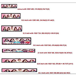 DHL/UPS for 24 inch 1920 * 360 Ultra Wide Stretched Bar LCD Advertising Display ， Ultra Stretched bar LCD Display Kits Outline Size 612.7(W)×132.1(H) mm