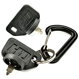 (2 Pack) HD Switch Ignition Key for Exmark & Toro 63-8360 103-2106 1-603511 62-7770 fits Titan Z-Master, Lazer Z, Turf Ranger, Navigator, Turf Tracer X-Series, Metro, Pioneer + Free Carabiner Keychain