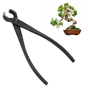 OKJHFD 6.9in Bonsai Tools, Manganese Steel Resistant Easy Branch Cutter Professional Knob Cutter, Straight Edge Pliers Trimmer Gardening Tools for Bonsai Modeling