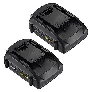 BABAKA 2-Pack 3000mAh 20V Battery Replacement for Worx WA3520 WA3525 Battery for Worx WG151s, WG155s, WG251s, WG255s, WG540s, WG545s, WG890, WG891 Cordless Tools Battery