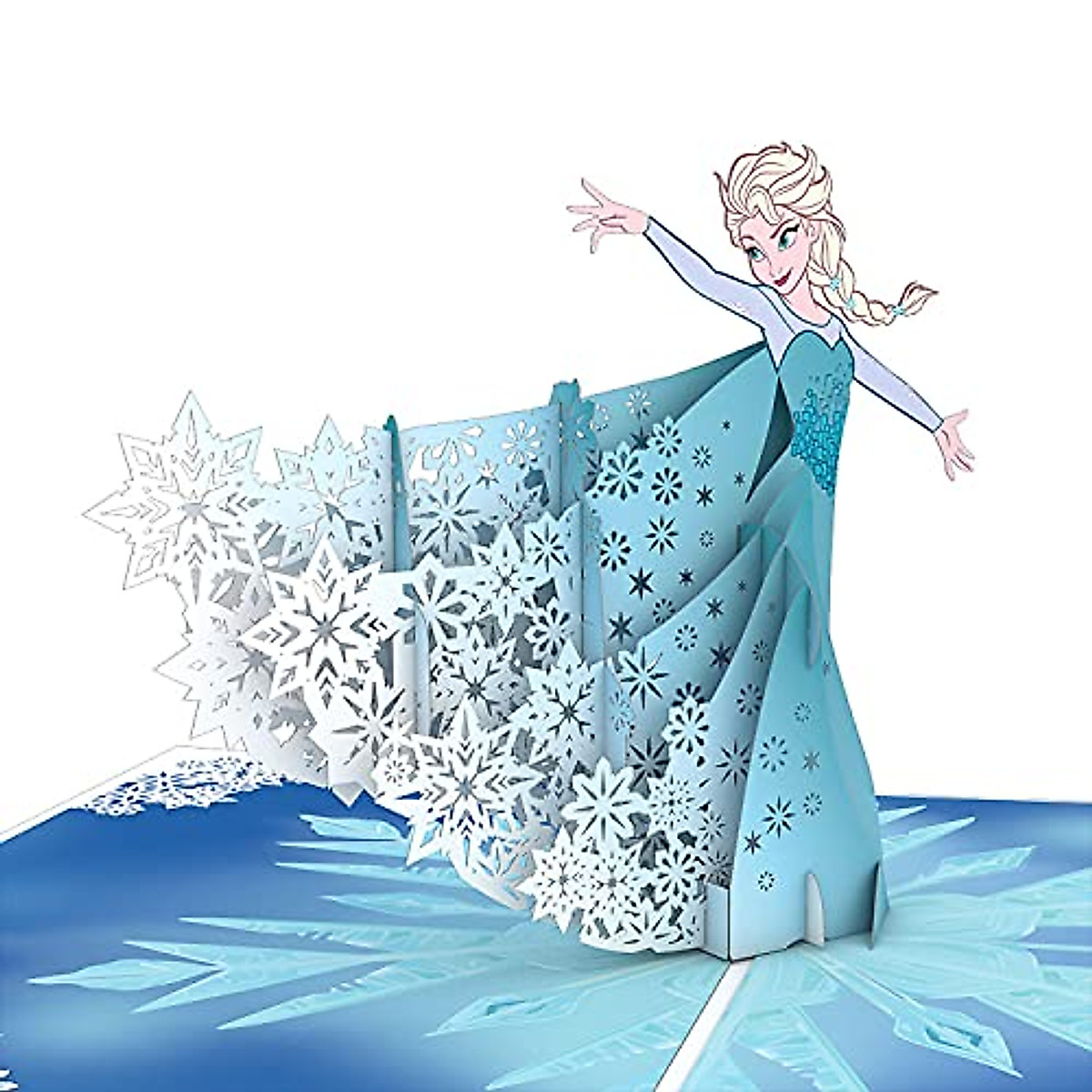 Lovepop Disney's Frozen Elsa Pop Up Card, 5x7-3D Greeting Card, Pop Up Birthday Card for kids, Card for Daughter or Sister, Celebration Cards, Frozen Birthday Card