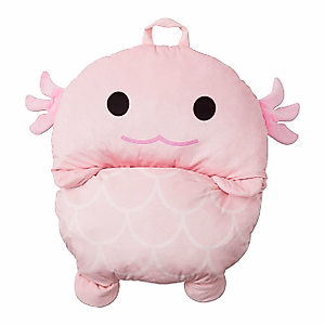 Nap Buddy Sleeping Bag for Kids, Convertible Sleeping Bag for Boys and Girls, Oeko TEX Certified, Travel Sleeper for Children, Axolotl