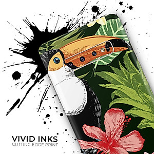 DesignSkinz Tropical Summer Forrest Protective Vinyl Decal Wrap Skin Cover Compatible with The Samsung Galaxy S20 (Screen Trim & Back Glass Skin)