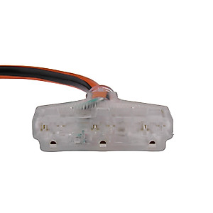 Nema L5-30 Generator Power Cord 3 Wire 10 Gauge 125v 30 Amp (Pigtail Adapter L5-30P to 5-15R)