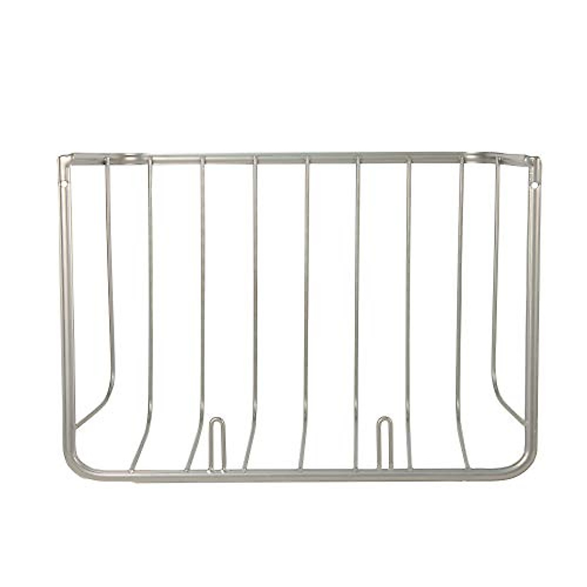 Spectrum Diversified Ashley Cabinet & Wall-Mounted Board & Bakeware Holder, Cookie Sheet Cutting Board Organizer for Cabinet, Baking Accessory Storage & Organization, Satin Nickel