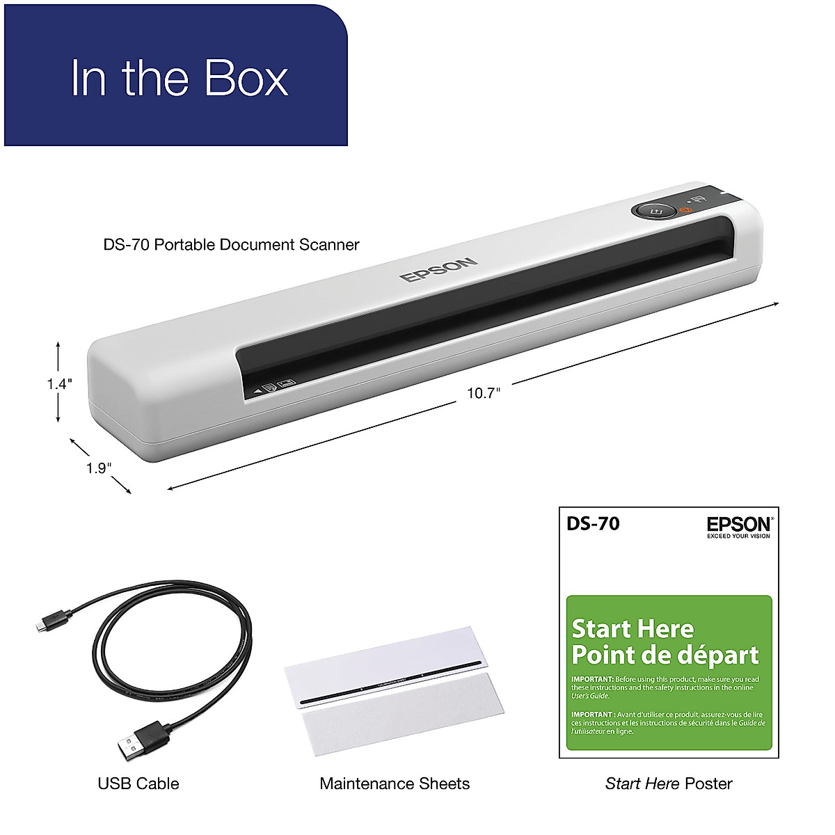 Epson DS-70 Document Scanner