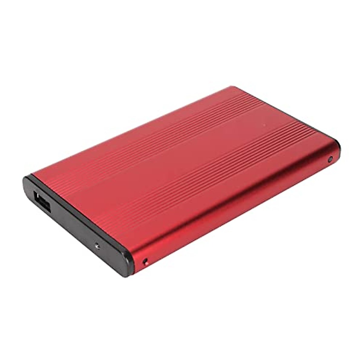 HDD Enclosure, 2.5 inch 5Gbps USB 3.0 External SATA SSD Hard Drive Enclosure for SATA 5 Gbps Portable External HDD for Windows,OS X, Vista(Red)